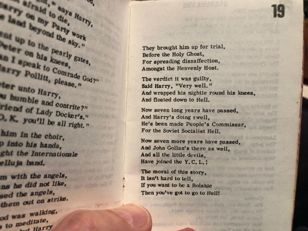 Poetry Corner: Harry was a Bolshie (The Ballad of Harry Pollitt ...